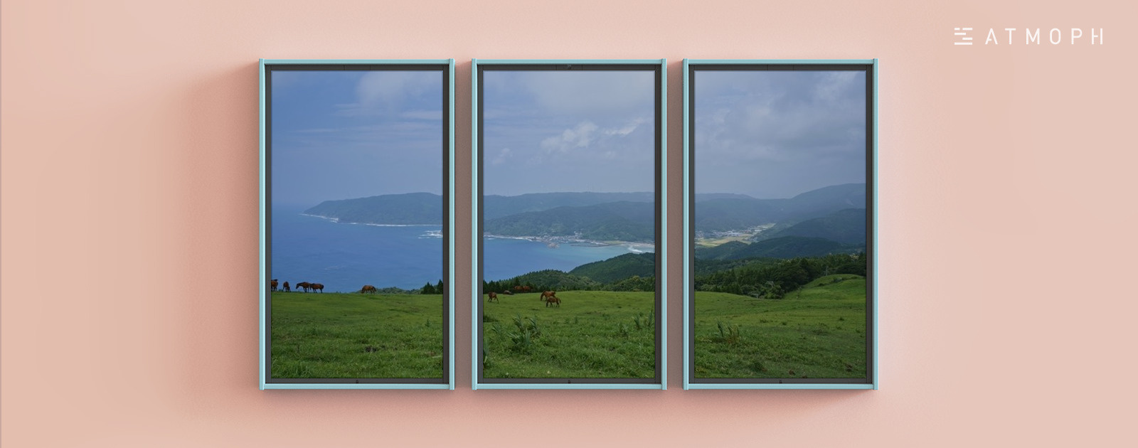Cape Toi and Wild Horses 1, Miyazaki | Atmoph Window