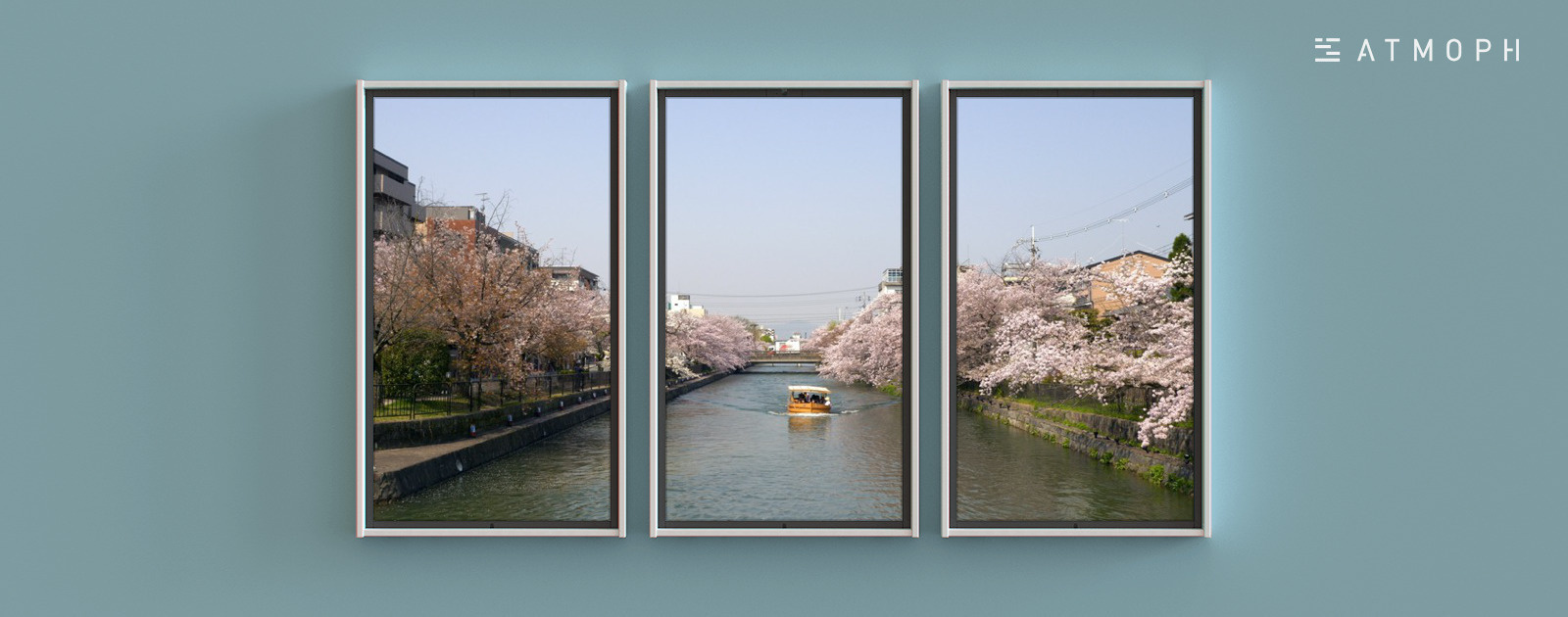 Lake Biwa Canal 2, Kyoto | Atmoph Window