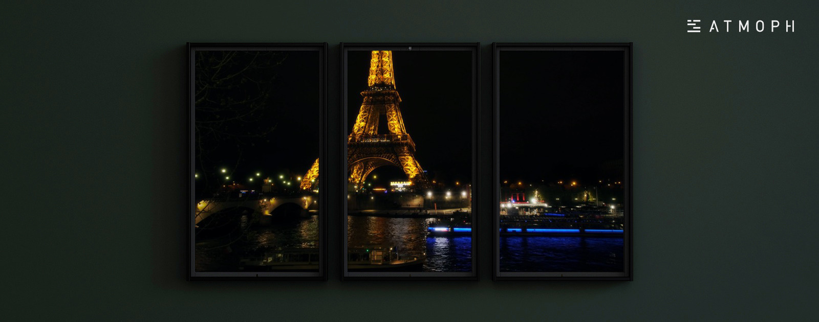 Night View of Paris 1, Paris | Atmoph Window