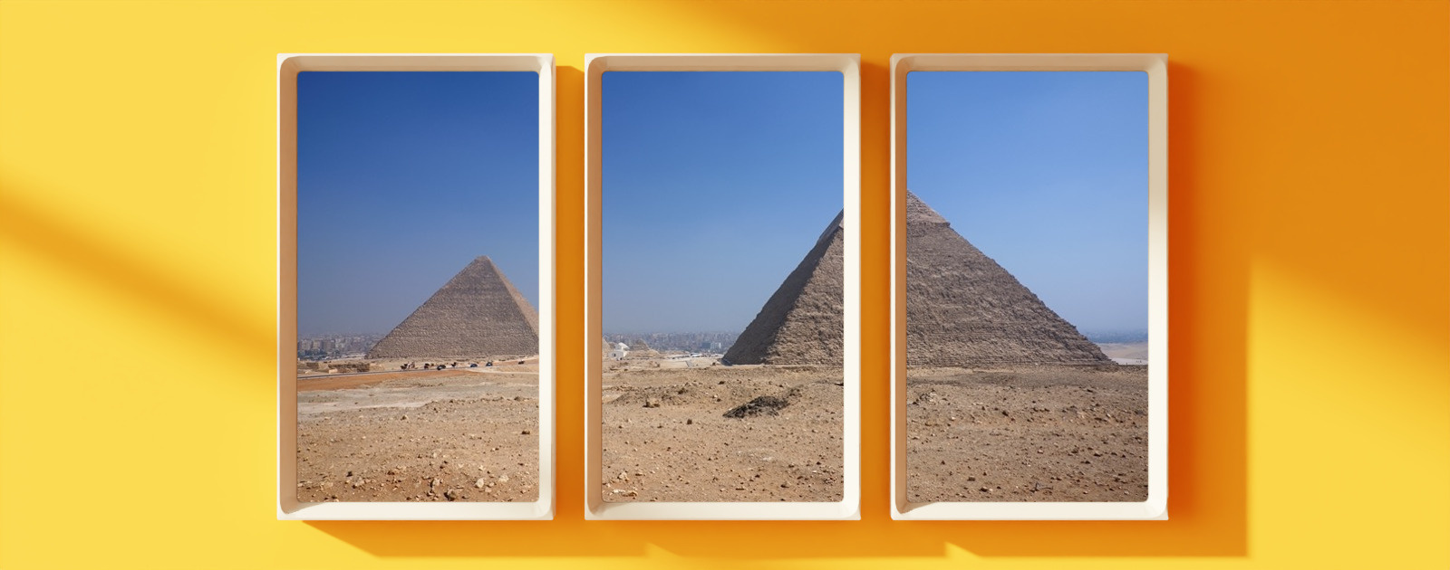 Pyramid of Khafre and Khufu, Giza | Atmoph Window
